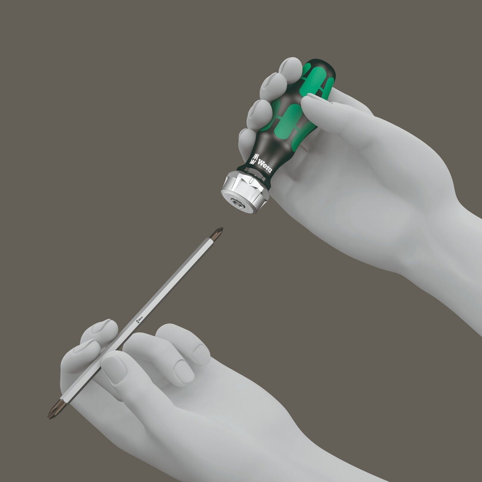 Wera 80 RA Kraftform Kompakt Vario Ratcheting Screwdriver 05002901001