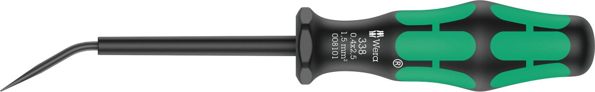 Wera 338 Actuation Tool For Terminal Blocks Spring Cages 0.4 x 2.5mm 0
